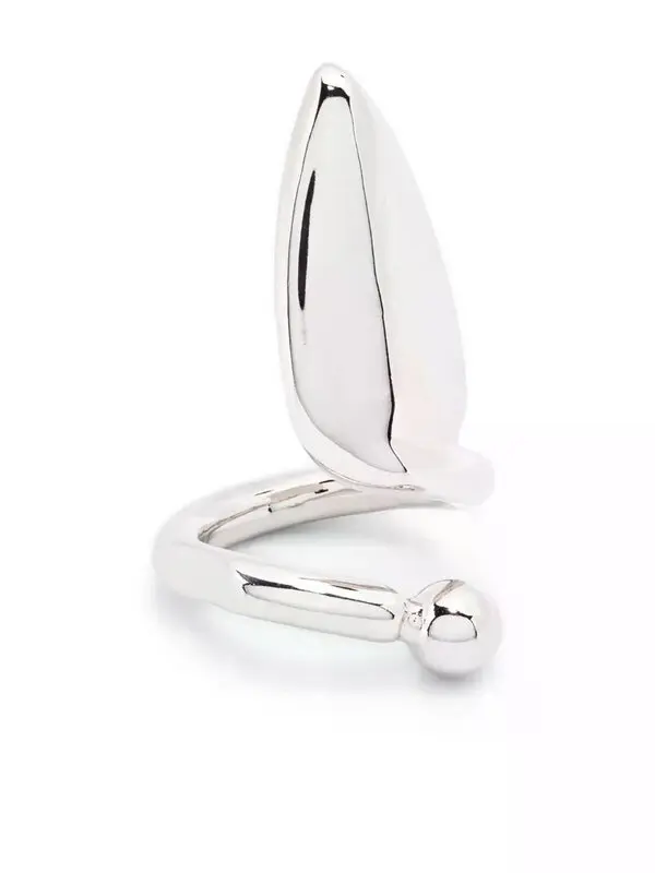 JUSTINE CLENQUET Sam Nail Ring - Silver