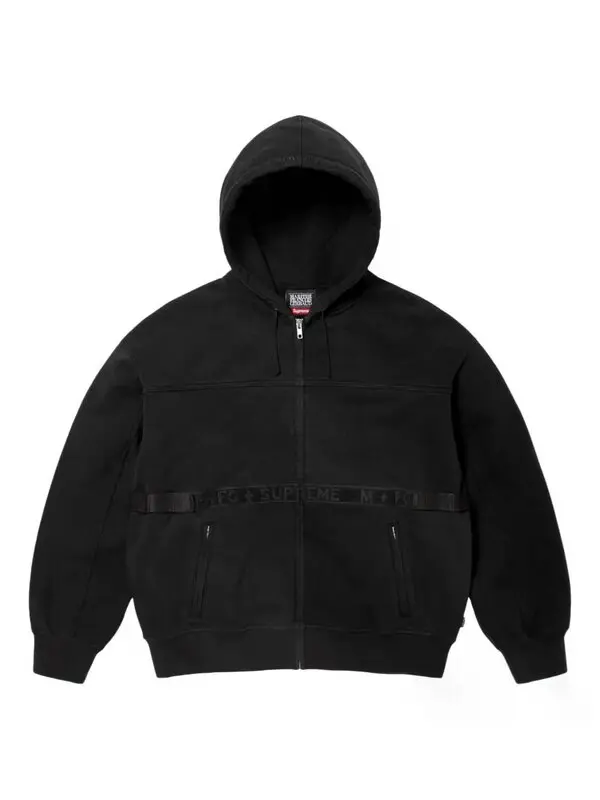 Supreme X Marithé+françois Girbaud Zip-up Hoodie - Black