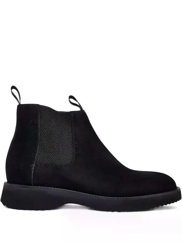BARRETT Suede Elastic-panel Chelsea Boots
