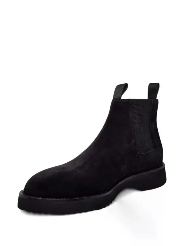 BARRETT Suede Elastic-panel Chelsea Boots
