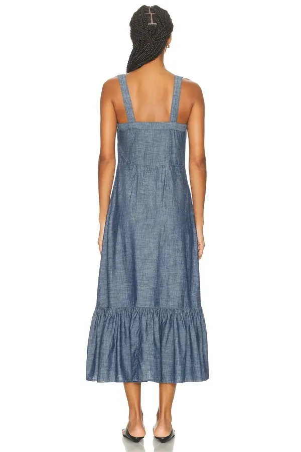 Polo Ralph Lauren Button Front Midi Dress