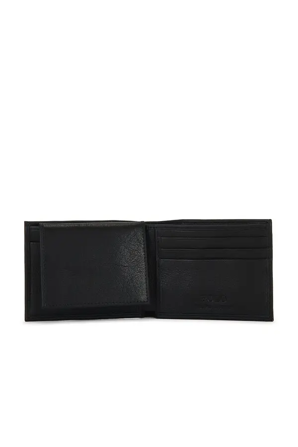 Polo Ralph Lauren Pebbled Leather Passcase Wallet