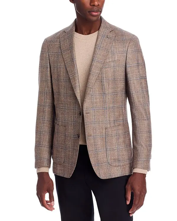 Peter Millar Crown Crafted Leroy Tattersall Windowpane Soft Jacket