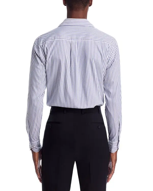 Peter Millar Cannon Crown Lite Stretch Button Down Shirt - Navy
