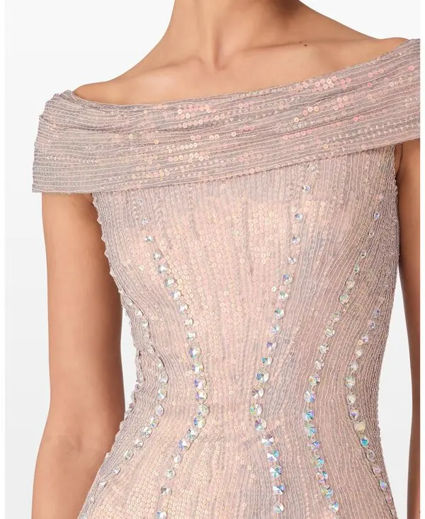 Jenny Packham Nile Embellished Gown - Anemone