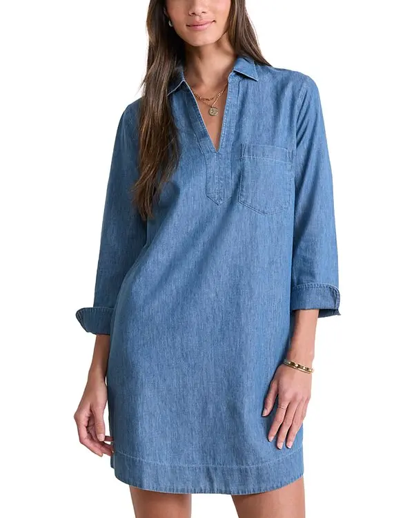 Vineyard Vines Margo Chambray Shirt Dress