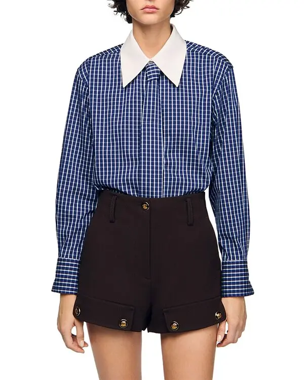 Sandro Checkered Shirt