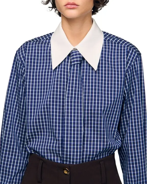 Sandro Checkered Shirt