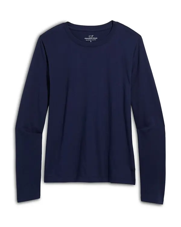 Vineyard Vines Long Sleeve Crewneck Tee - Nautical Navy