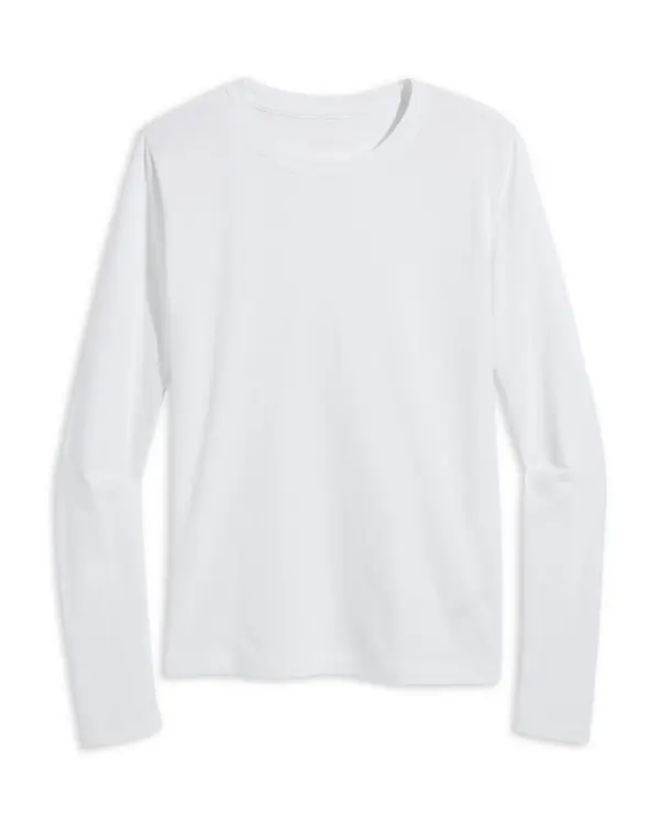 Vineyard Vines Long Sleeve Crewneck Tee - White Cap