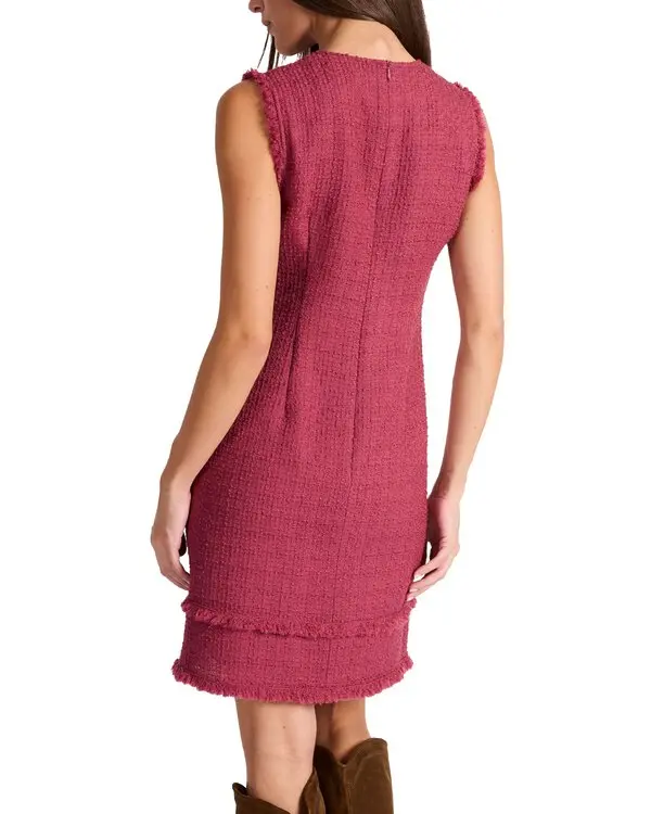 Santorelli Aretha Sleeveless Shift Tweed Dress