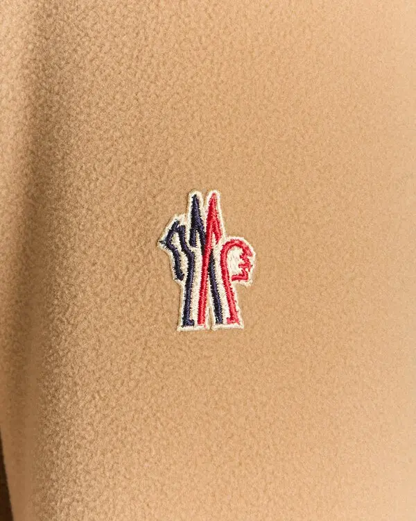 Moncler Zip-up Cardigan Jacket - Light Brown