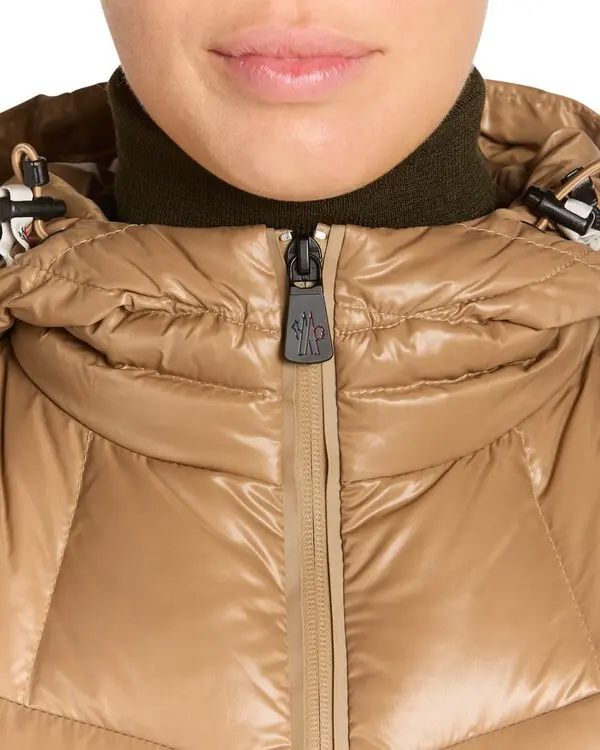 Moncler Zip-up Cardigan Jacket - Light Brown