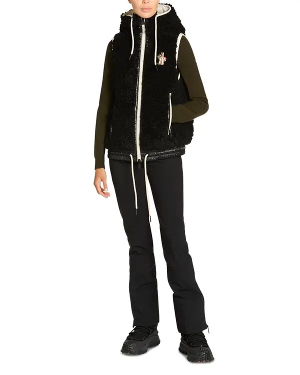 Moncler Hooded Vest - Black