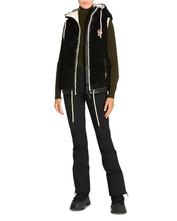 Moncler Hooded Vest - Black