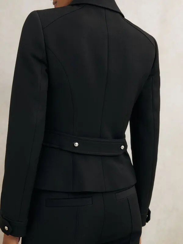REISS Atelier Wool Belted Jacket