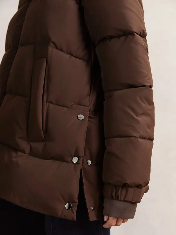 REISS Fee Short Puffer Coat