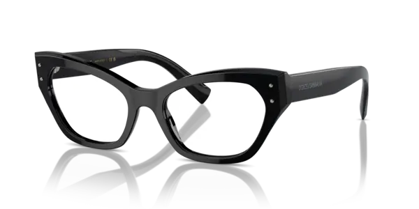 Dolce & Gabbana Cat Eye Eyeglasses - Noir