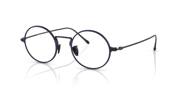 Giorgio Armani Ar5125t Eyeglasses Round Frame - Matte Blue