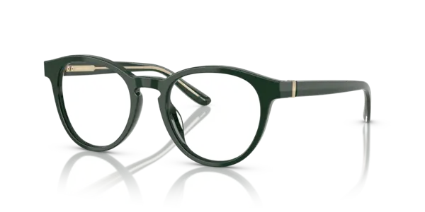 Giorgio Armani Ar7266u Eyeglasses Round Frame - Vert