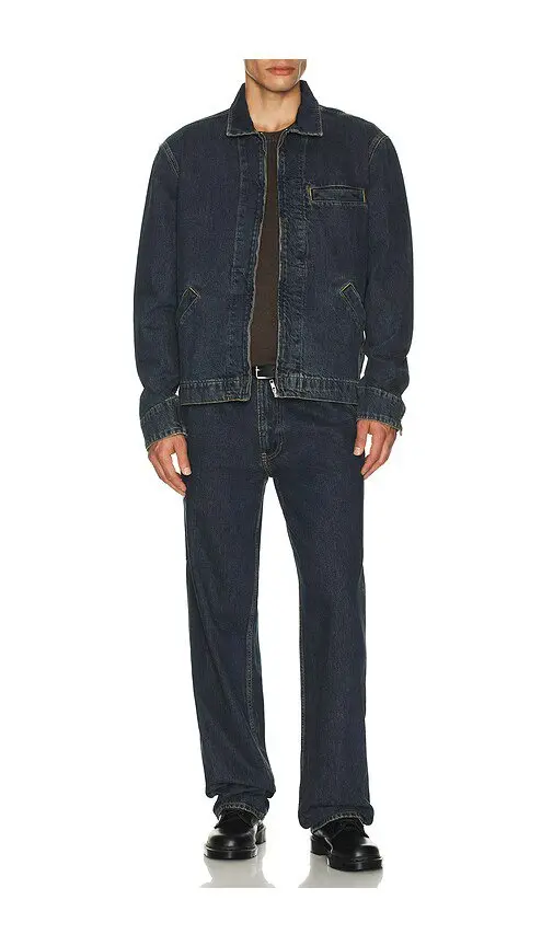 Paige Mauricio Denim Zip Up Jacket