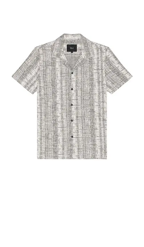 Rails Corrin Short Sleeve Shirt In Grey - Granite
