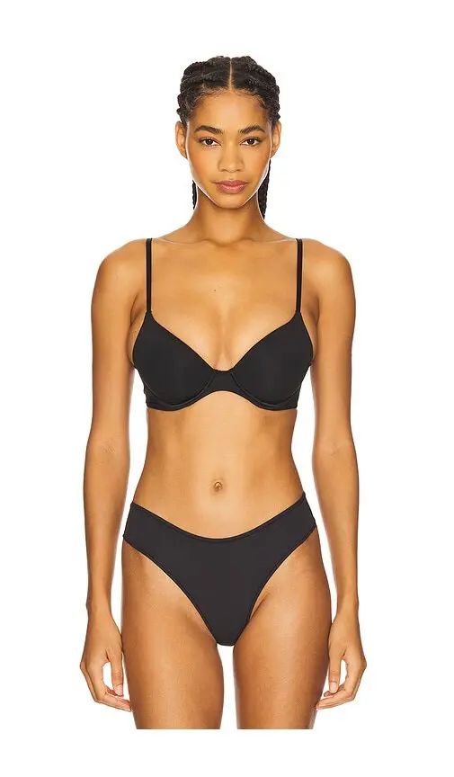 Natori Convertible Demi T-shirt Bra - Black