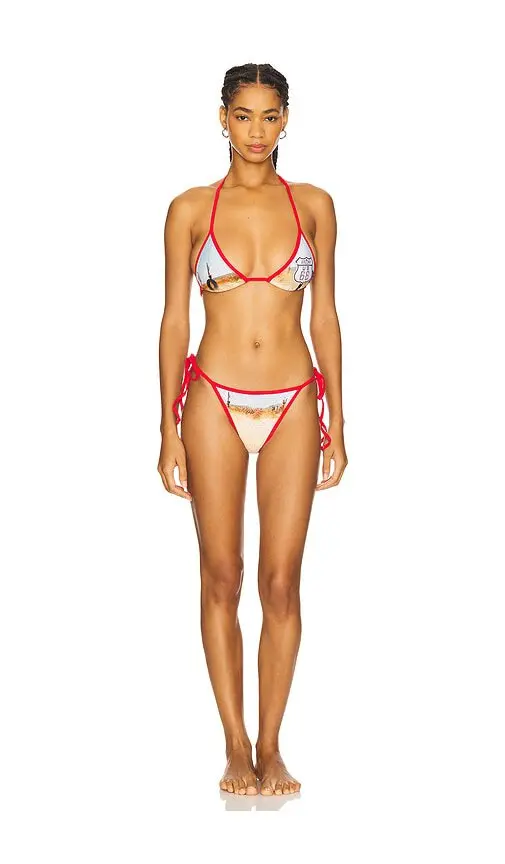 NIIHAI Route 66 Bikini Set - Sand
