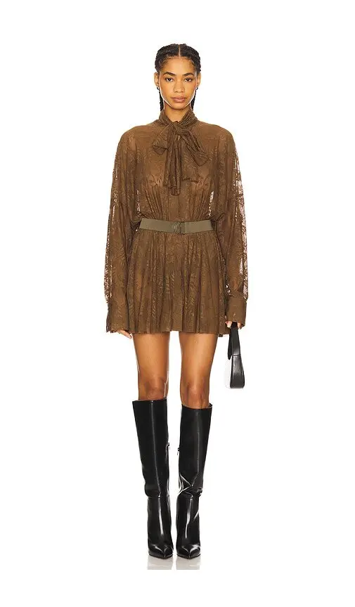 Norma Kamali Flared Mini Dress