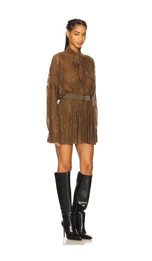 Norma Kamali Flared Mini Dress