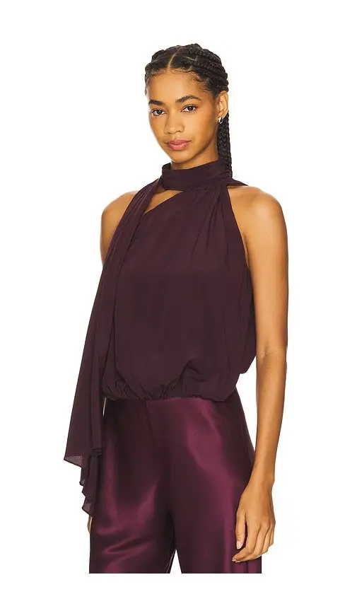 A.L.C. Celeste Top - Deep Plum