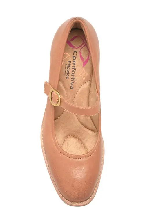COMFORTIVA Harley Mary Jane Pump - Honey