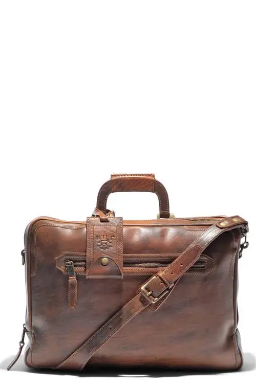 Will Leather Goods The Continental Leather Briefcase - Cognac