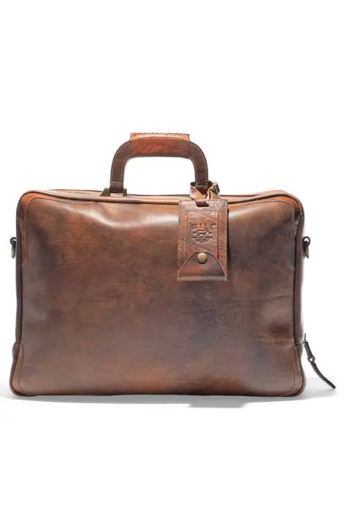 Will Leather Goods The Continental Leather Briefcase - Cognac