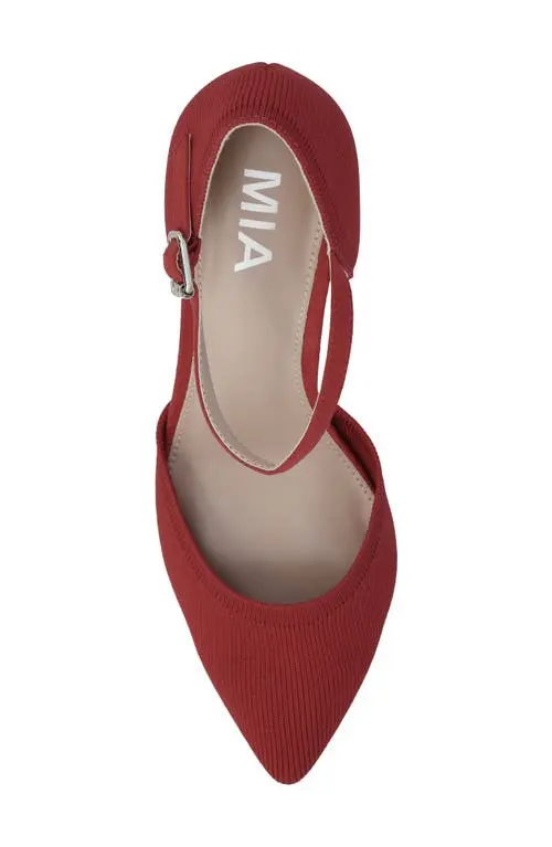 Mia Ankle Strap Pointed Toe Pumps
