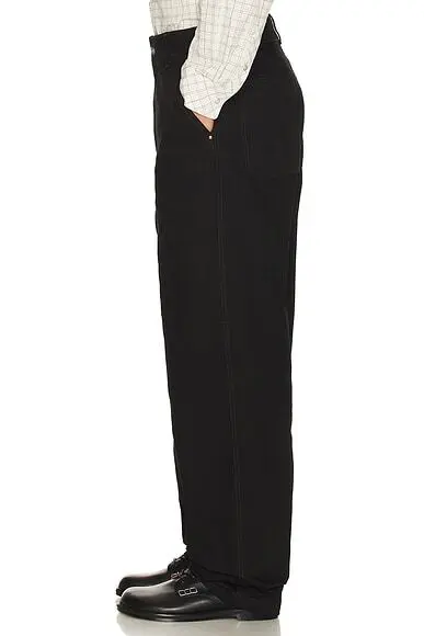 LEMAIRE Heavy Denim Maxi Barrel Workwear Pants