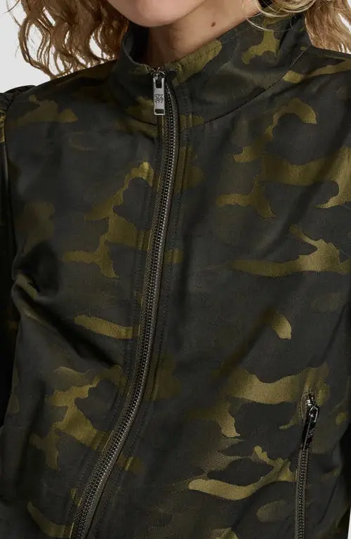 Dkny Camo Jacquard Bomber Jacket