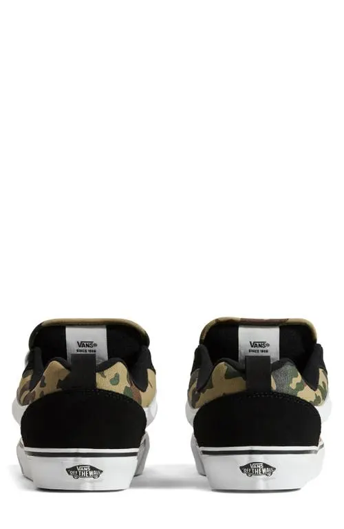 VANS Knu School Camo Sneakers - Camo Black/green