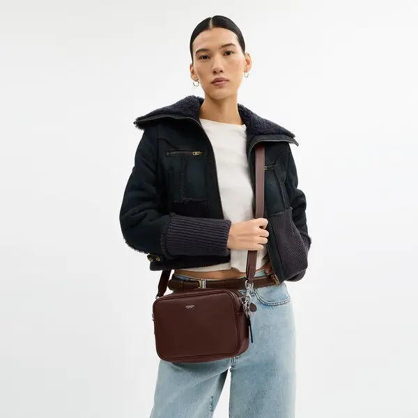 COACH Radio Camera Bag - Maple