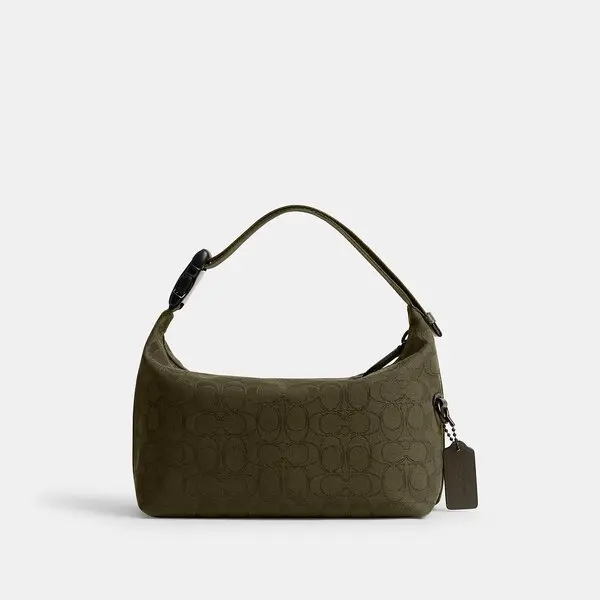 Coach Travel Kit With Speedclip In Signature Jacquard - Olive Drab