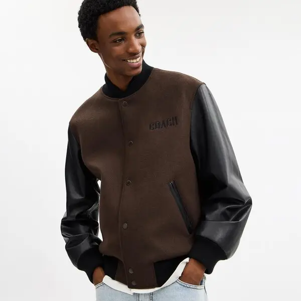 COACH Wool Varsity Jacket