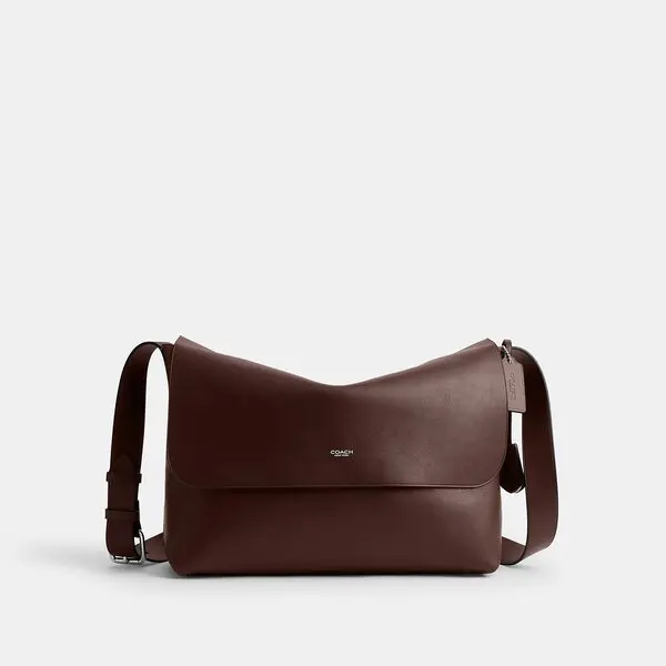 COACH Ludlow Leather Messenger Bag - Maple