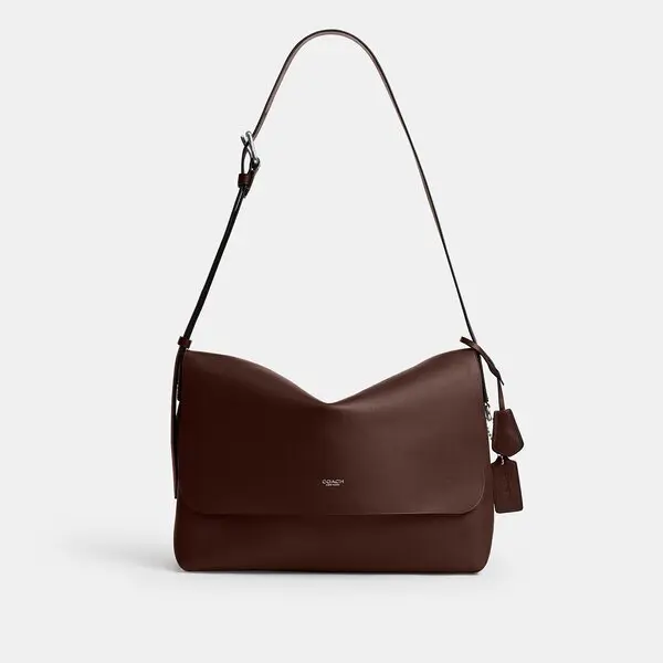 COACH Ludlow Leather Messenger Bag - Maple