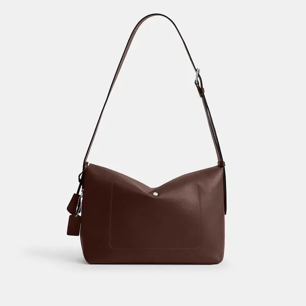 COACH Ludlow Leather Messenger Bag - Maple