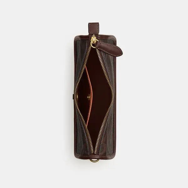 COACH Waverly Bag In Signature Canvas - Brass/maple