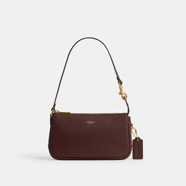 COACH Plaza Bag 18 - Brass/maple