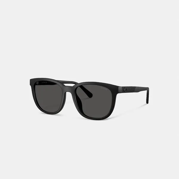 COACH Textured Square Sunglasses - Black