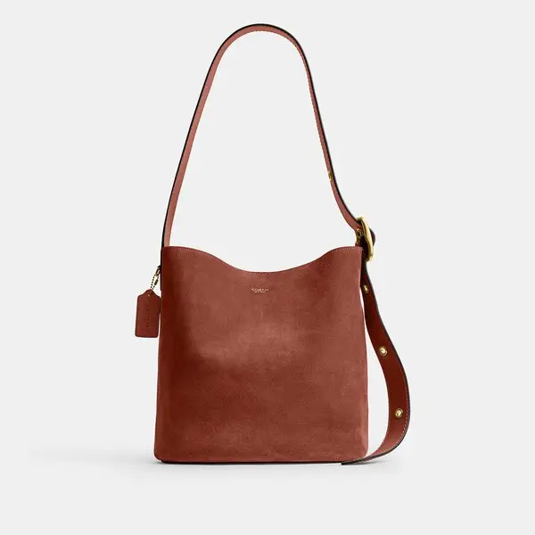 COACH Bleecker Bucket Bag - Brass/clay