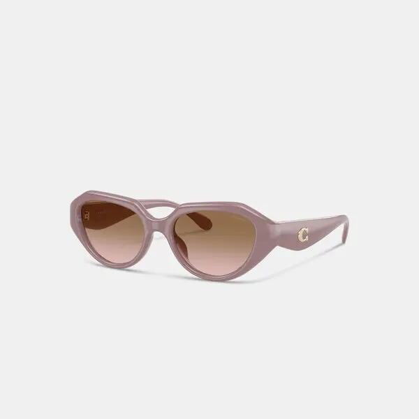 COACH C Hardware Geometric Sunglasses - Putty