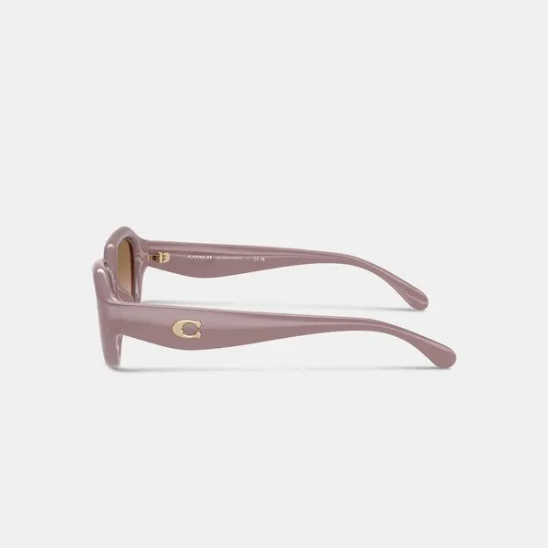 COACH C Hardware Geometric Sunglasses - Putty